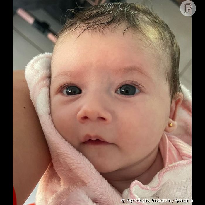Maria Alice tem quase três meses de vida - Purepeople