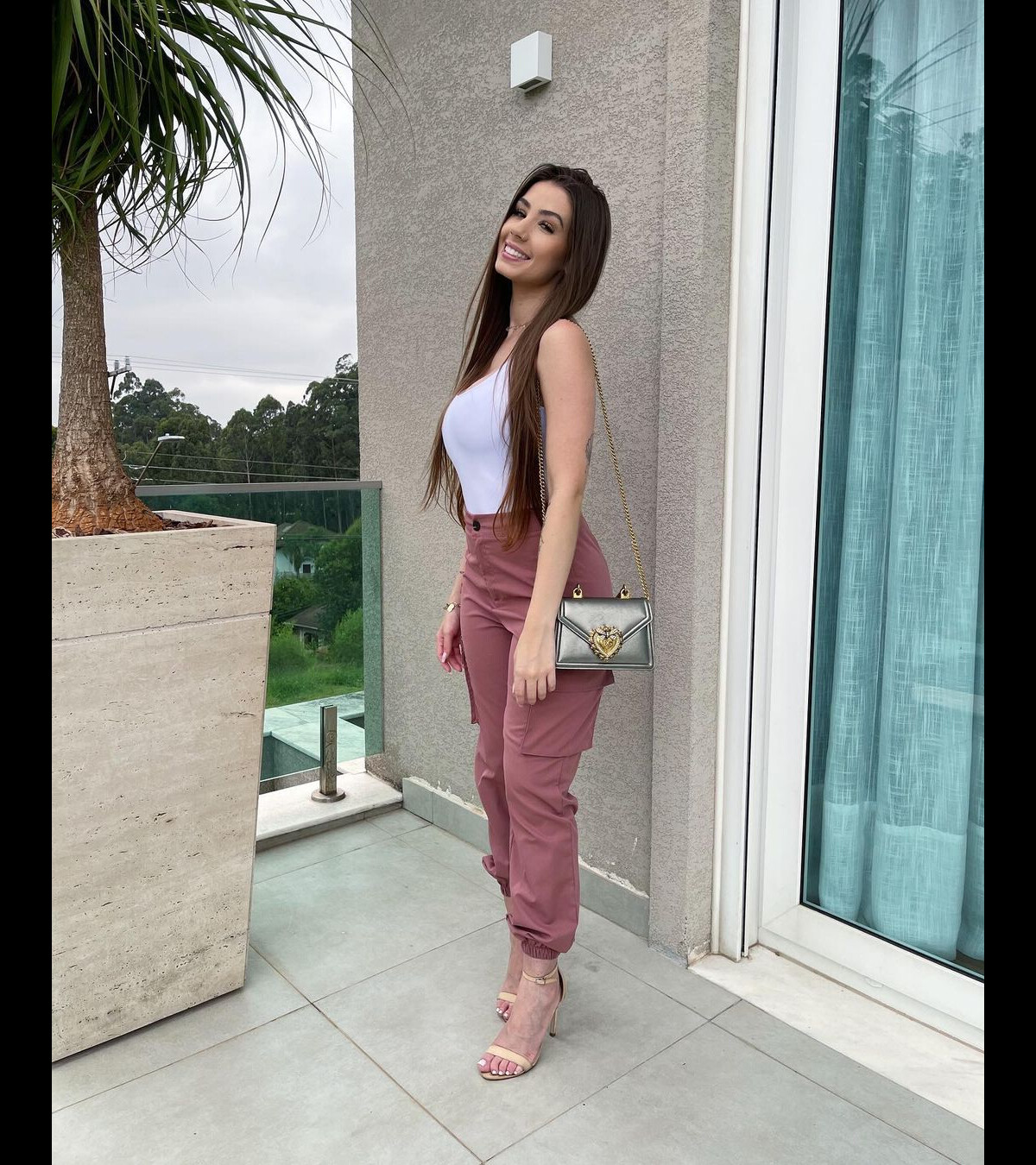 Foto: Maria Lina falou que emagreceu 10 kg após a gestação - Purepeople