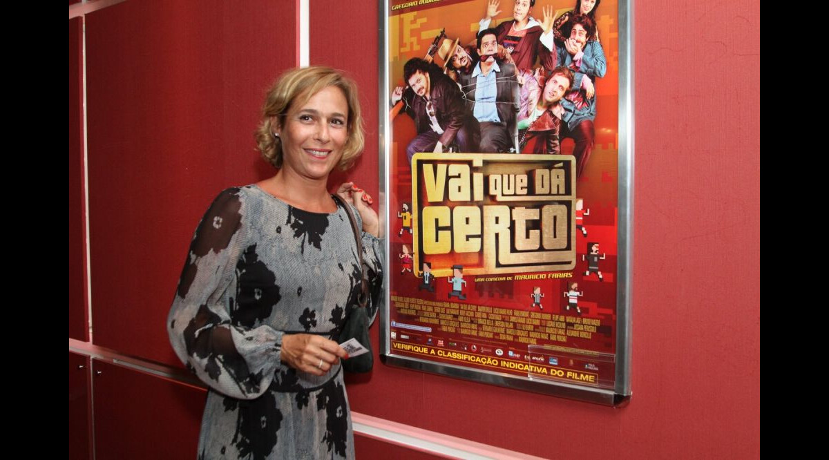 Foto: Andrea Beltrão marcou presença na pré-estreia no Rio de Janeiro ...