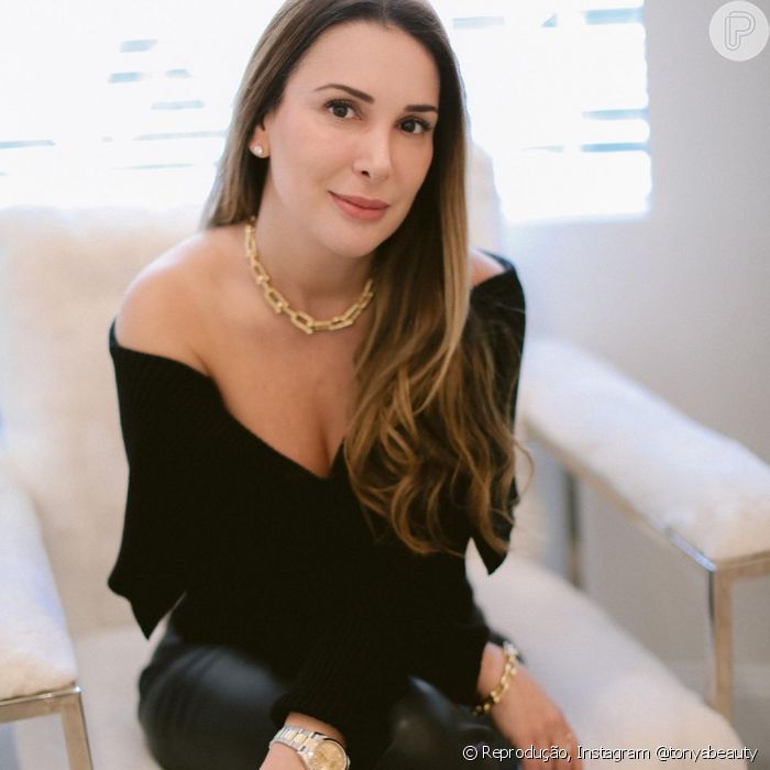 A empresária e esteticista Tonya Beauty coleciona tratamentos com ...