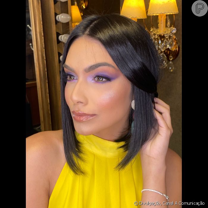 Maquiagem com cor Very Peri pode ser refinada ou mais delicada - Purepeople