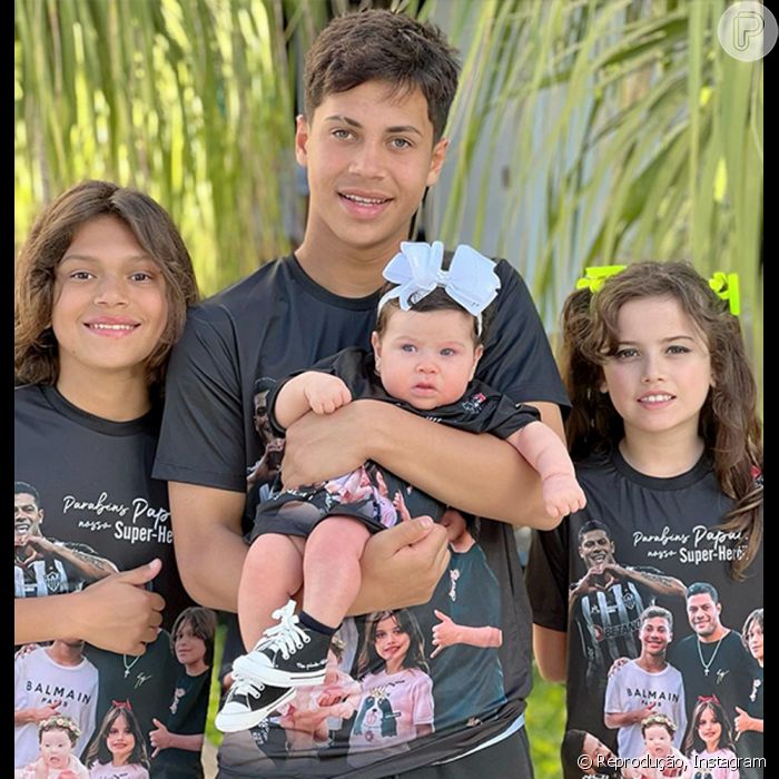 Filhos do jogador Hulk - Purepeople