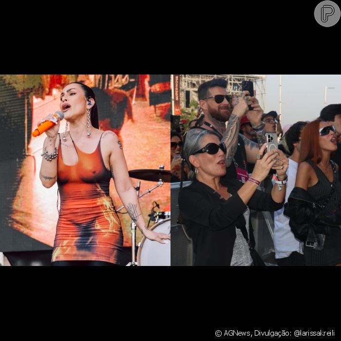 Cleo faz estreia no Rock in Rio - Purepeople