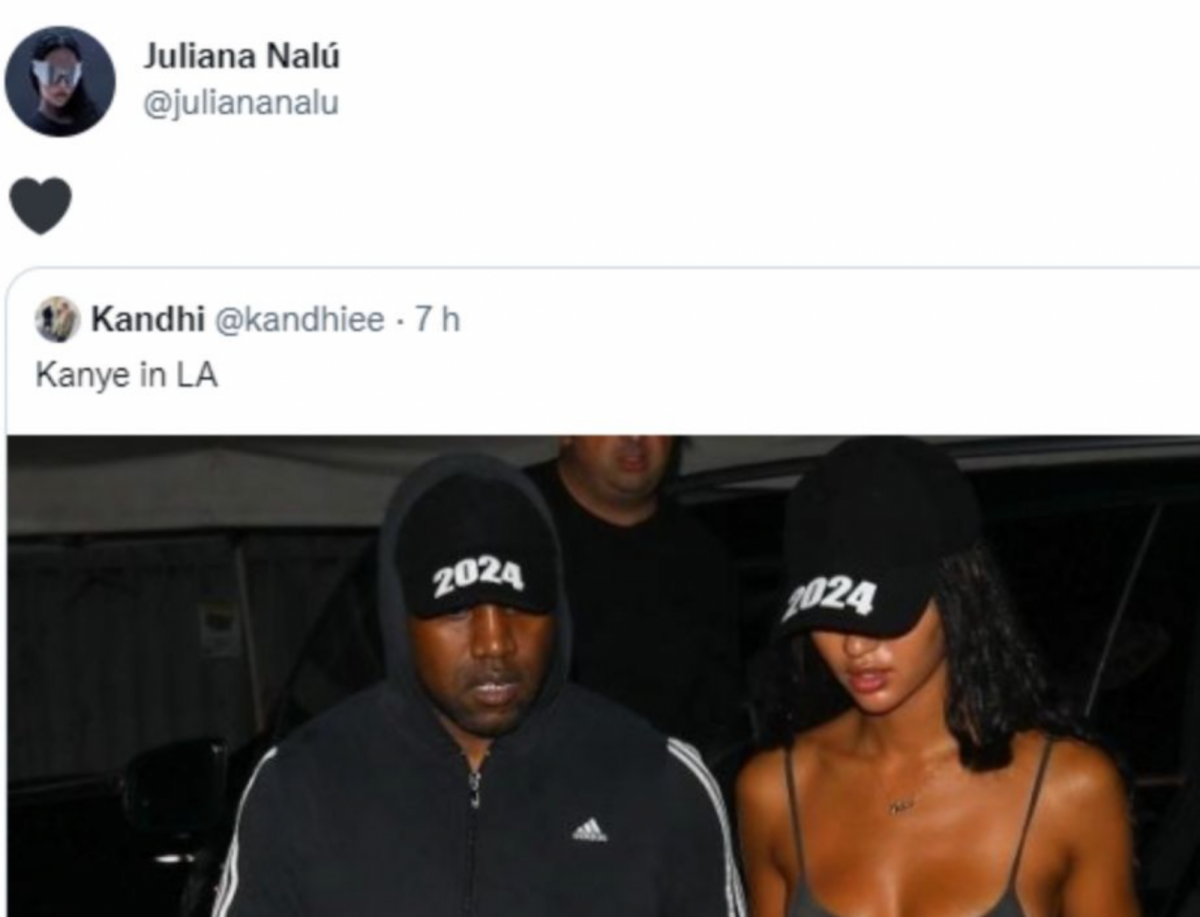 Foto: Kanye e Juliana foram vistos juntos na saída de um restaurante em ...