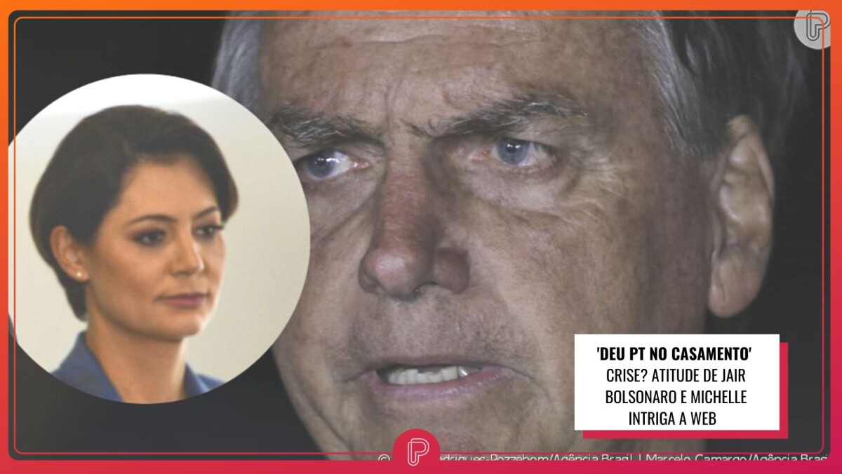 Foto: Crise no casamento? Jair Bolsonaro e Michelle dão unfollow nas ...