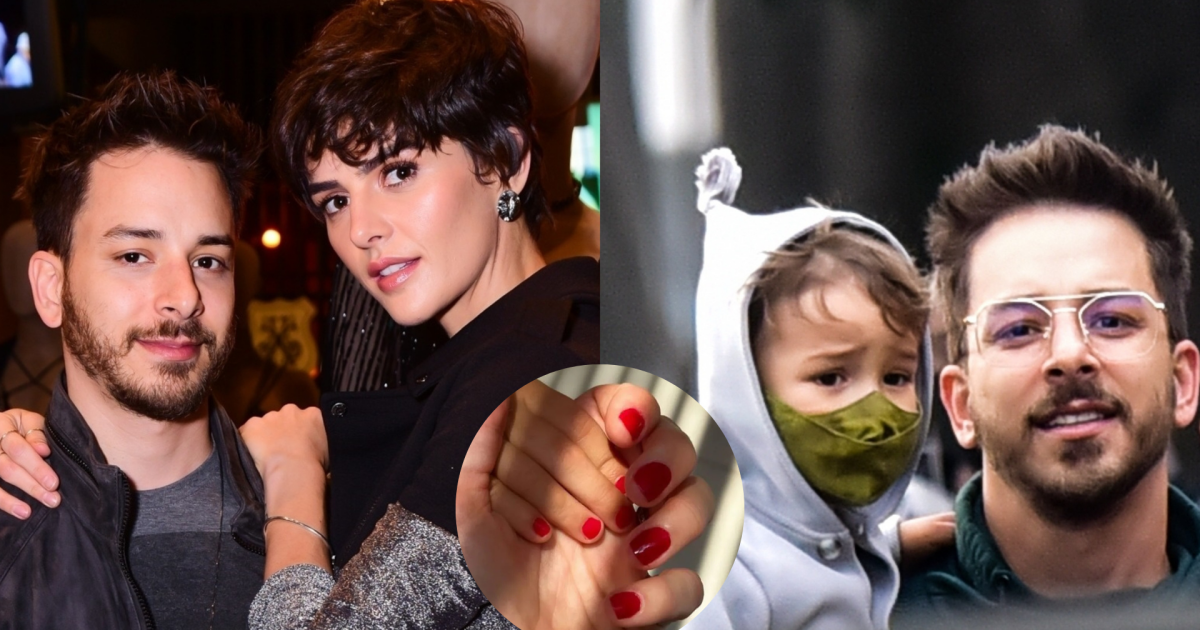 Mulher de Junior Lima, Mônica Benini pinta unhas do filho de 5 anos, sofre críticas e rebate: 'É ...