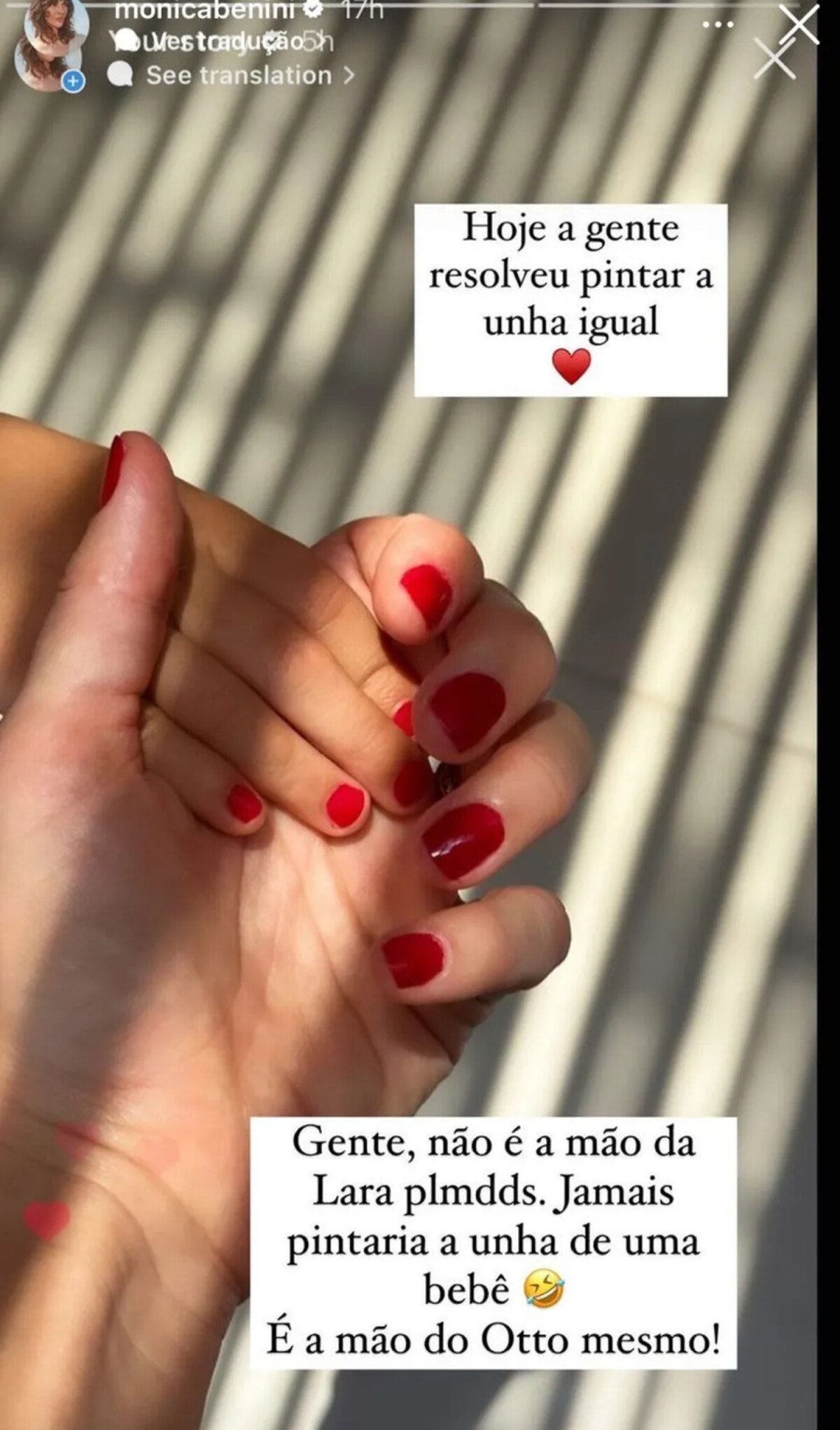Foto: Otto, filho de Junior Lima e Mônica Benini, apareceu com unhas ... Foto: Otto, filho de Junior Lima e Mônica Benini, apareceu com unhas ...