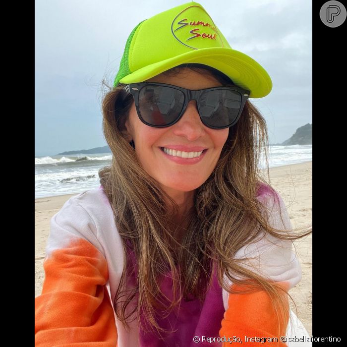 A apresentadora Isabella Fiorentino é morena iluminada - Purepeople