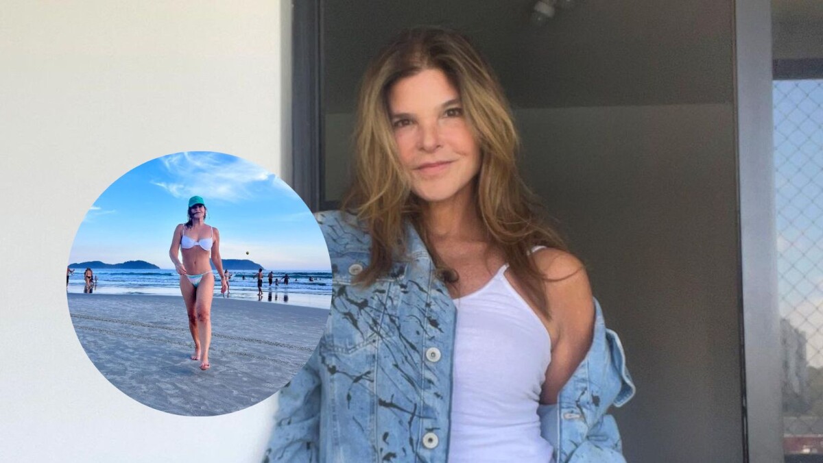 Foto: Cristiane Oliveira curte praia e corpão chama atenção de fãs ...