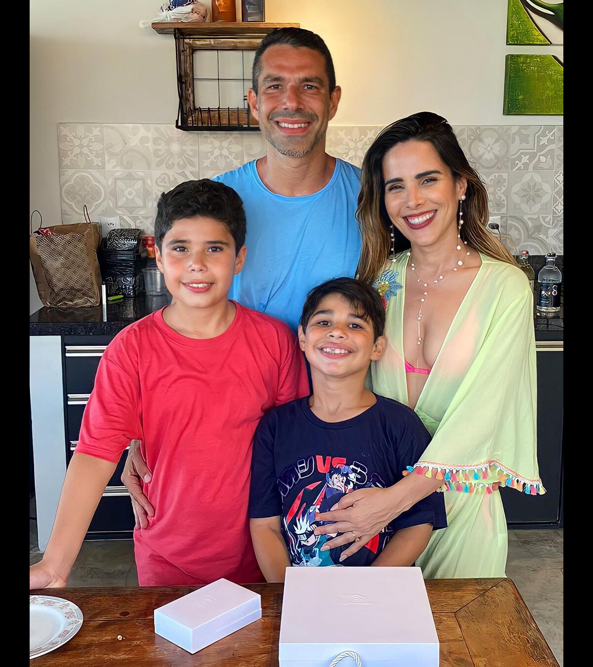 Foto: Os meninos são frutos do casamento de Marcus Buaiz e Wanessa ...