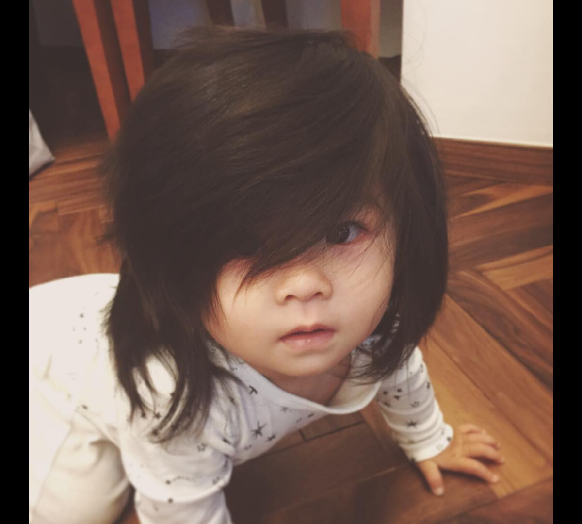 Foto: Quem seguiu o perfil da bebê acompanhou principalmente o cabelo ...