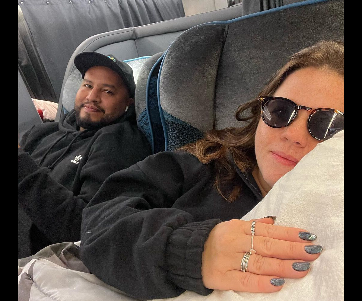 Foto: Apresentadora do 'Encontro', Tati Machado agradeceu o apoio do marido, o diretor Bruno ...