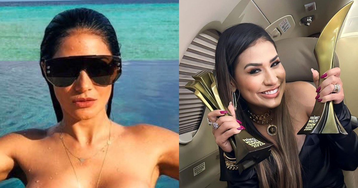 Simaria posta foto nua um dia após vitórias de Simone Mendes e web cobra: 'Já deu parabéns pra ...
