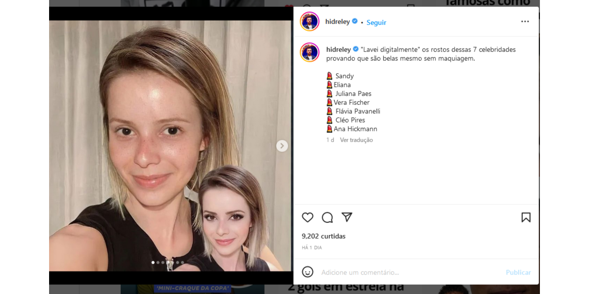 Foto: Sandy sem maquiagem? Esse seria o rosto da cantora de cara limpa ...
