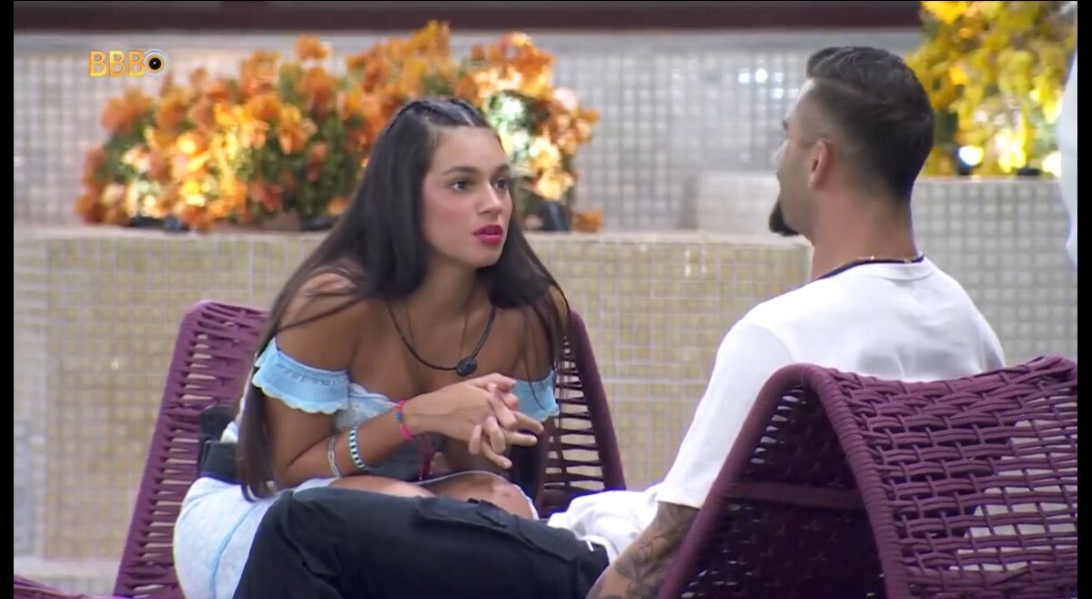 Foto Bbb 24 Alane E Nizam Conversam Sobre Voto Polêmico Da Sister