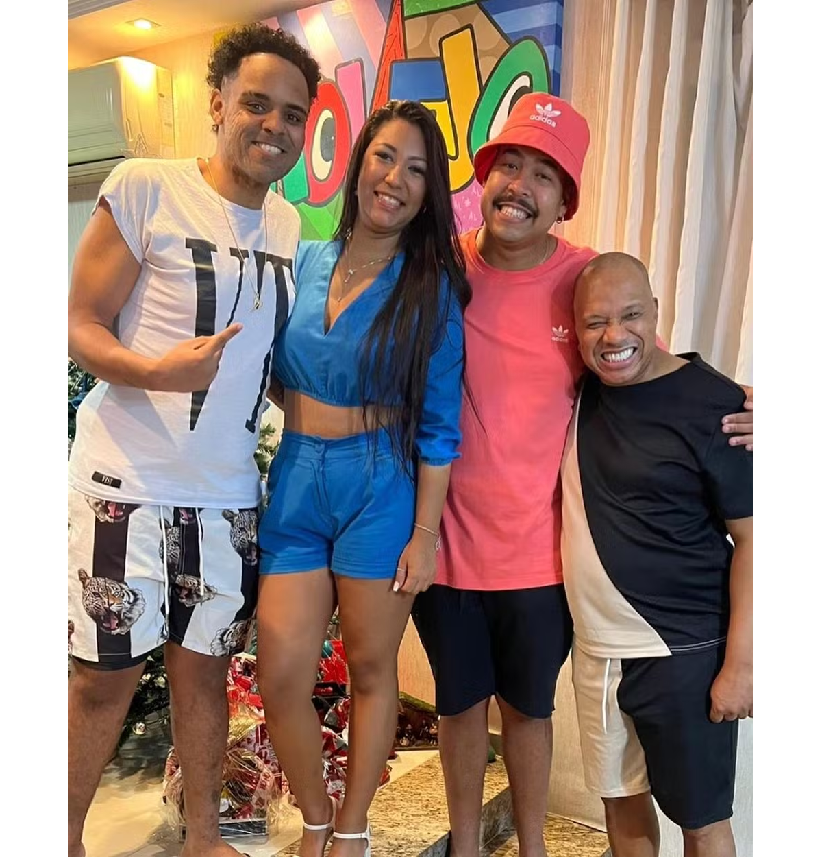 Foto: Leozinho Bradock, Alessa, Rafael Phelipe e Alice são filhos de ...