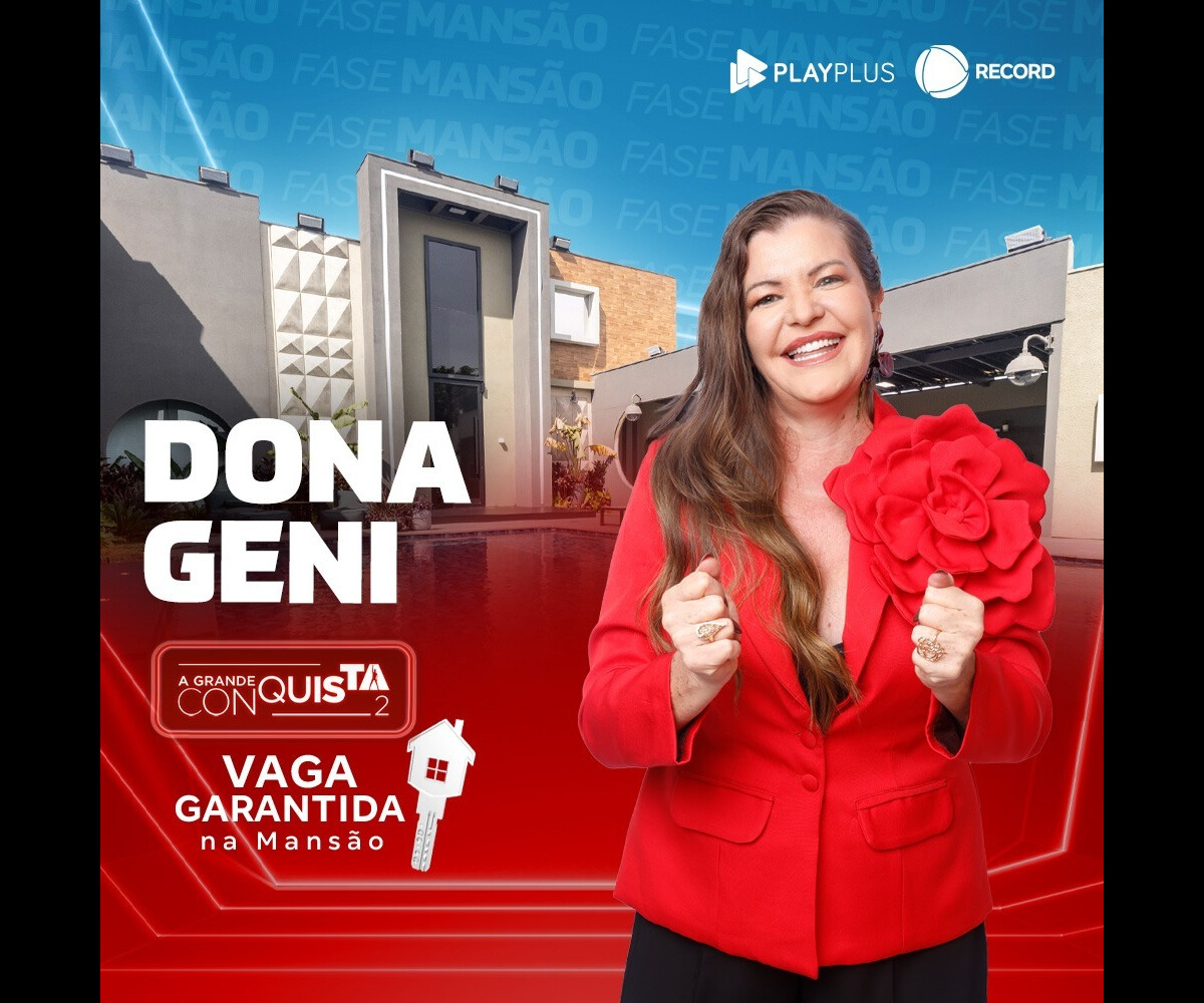 Foto: Dona Geni garantiu sua vaga na fase da Mansão de 'A Grande ...
