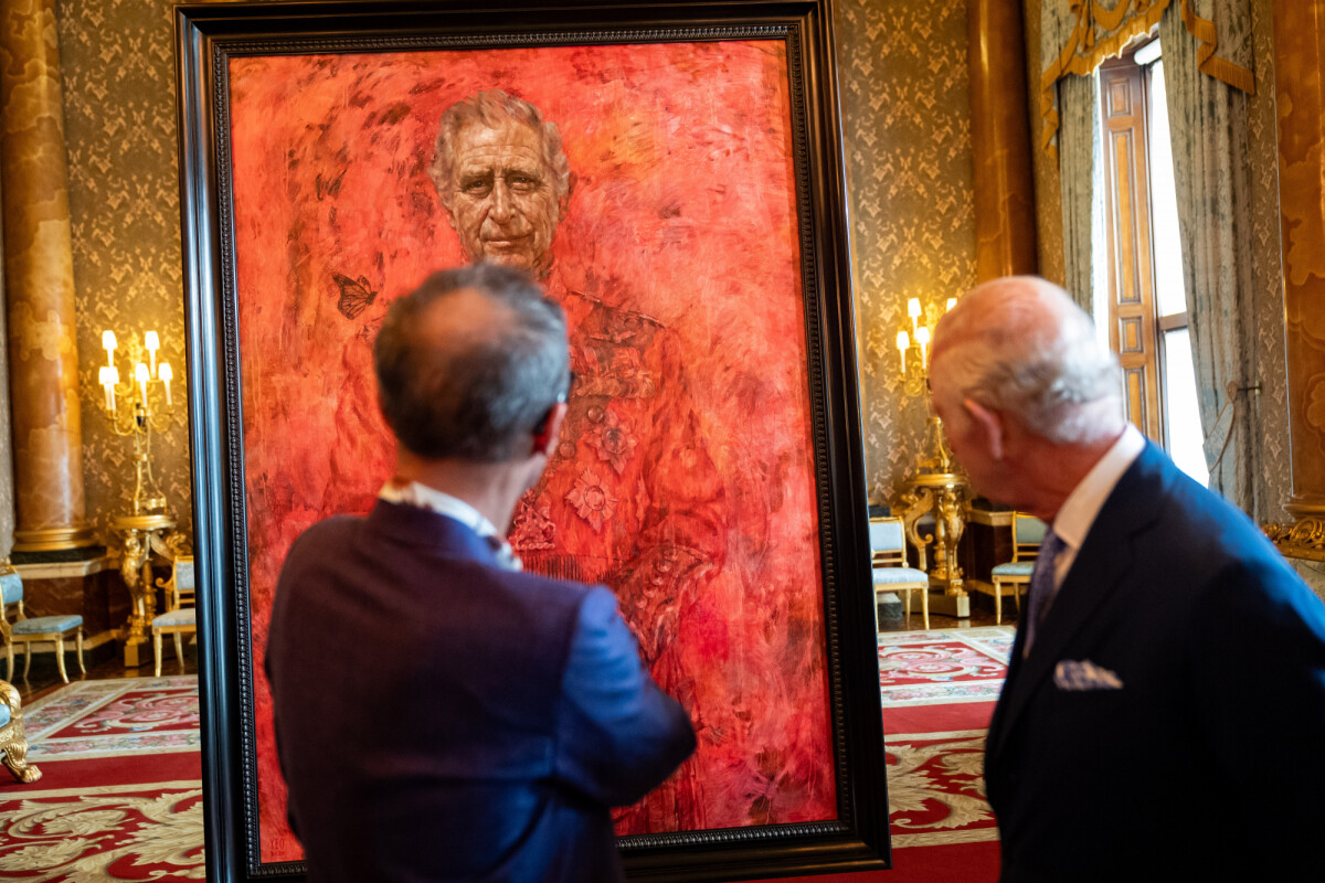 Foto: Pintura oficial de Rei Charles III dividiu opiniões - Purepeople