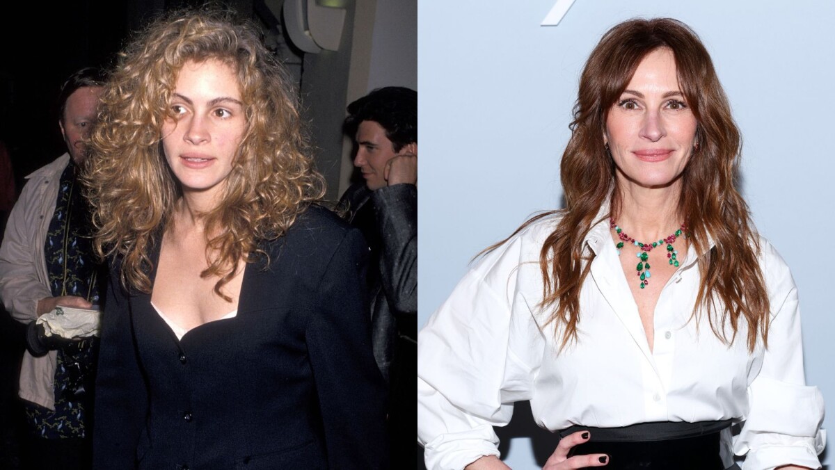 Foto: Julia Roberts passou por uma mudança sutil em seu nariz, afinando ...