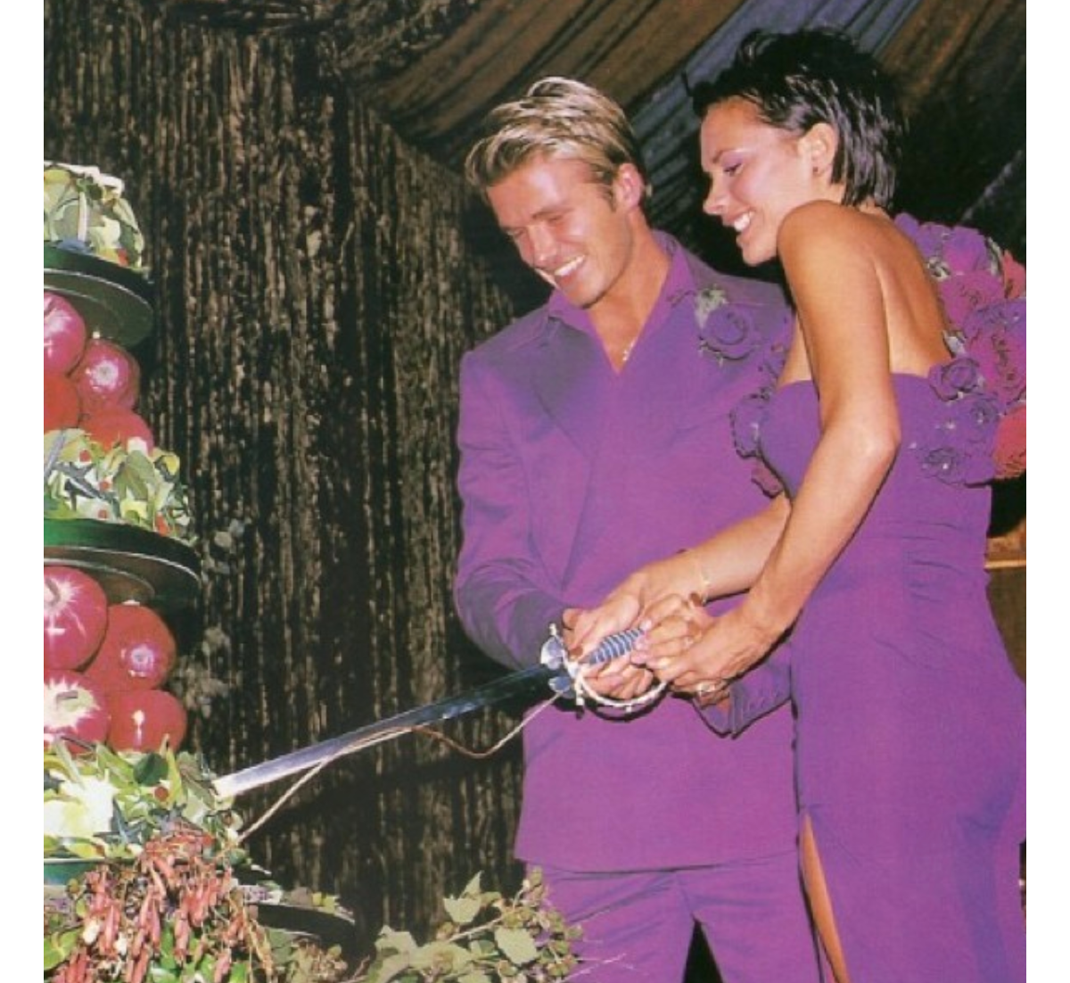 Foto: Em 1999, David e Victoria Beckham se casaram em um castelo na ...