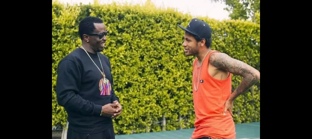 Foto: P. Diddy e Neymar jogaram basquete juntos - Purepeople