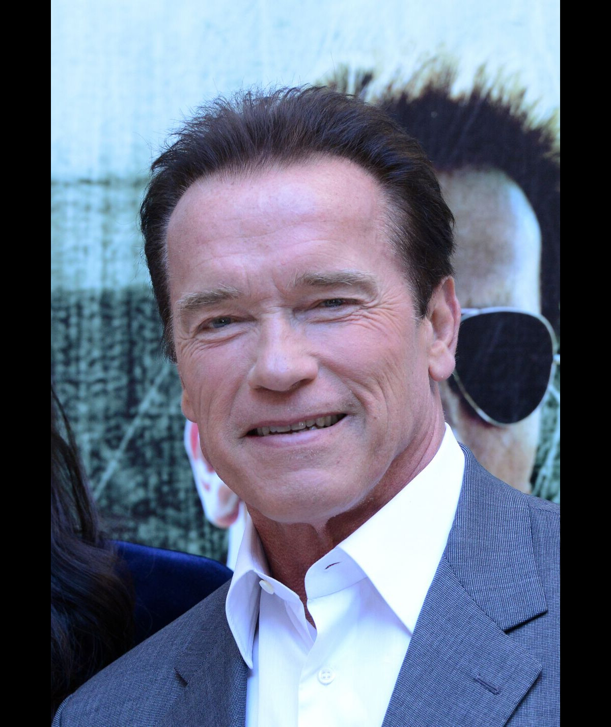 Foto: Actor Arnold Schwarzenegger posa para fotos no lançamento de 'O ...