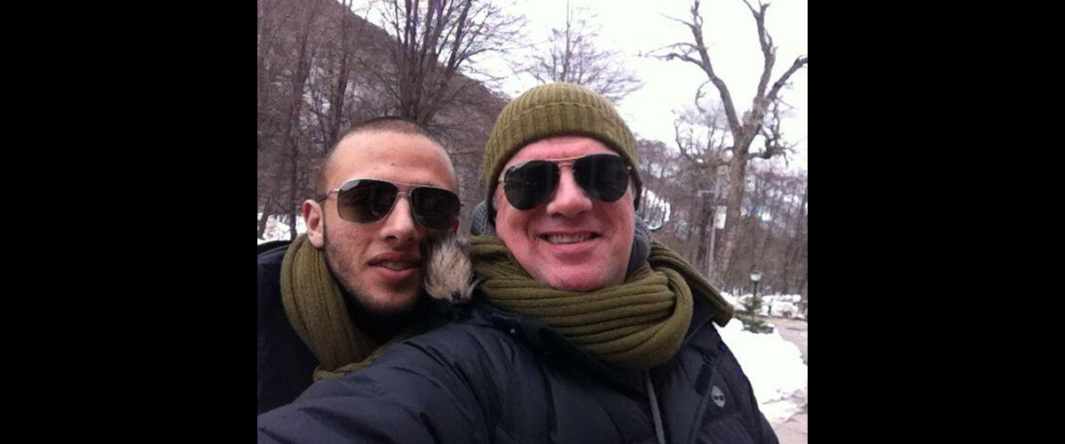 Foto: Adriano Garib se diveret com o filho, Gabriel, de 18 anos ...