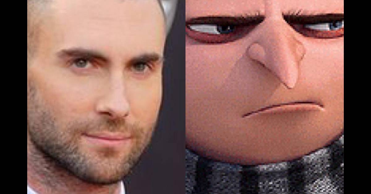 Adam Levine Foi Comparado Ao Personagem Gru Do Filmes Meu Malvado Favorito Purepeople