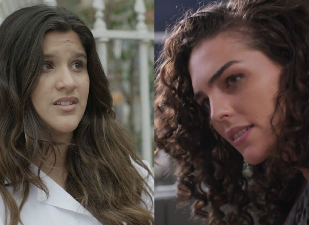Foto: Lívia (Giulia Costa) estranha incômodo de Ciça (Julia Konrad) com ...