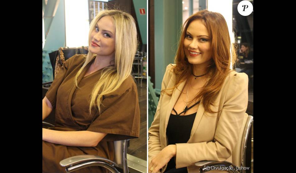 Ellen Rocche exibe a transformação do visual ainda no salão onde foi ...