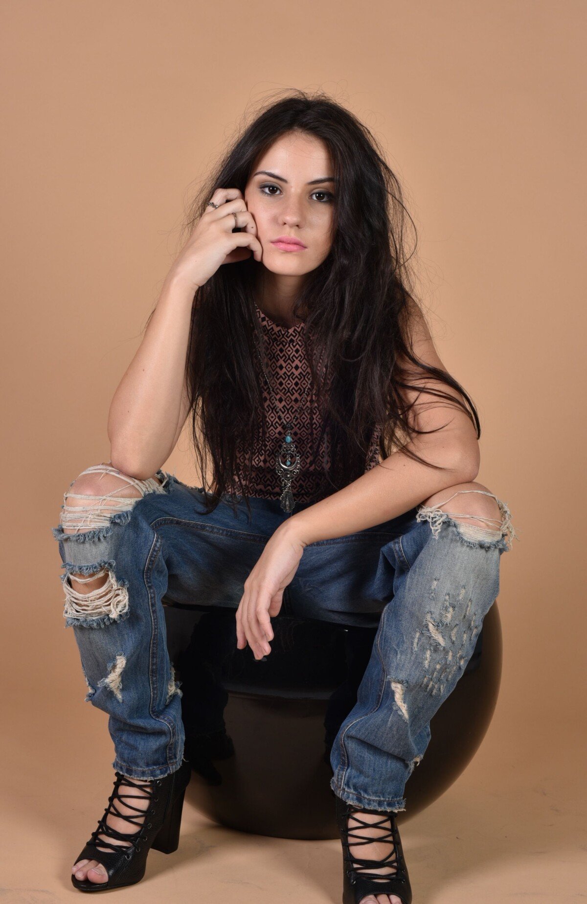 Foto: Giovanna Rispoli se arrisca como modelo nas horas vagas - Purepeople