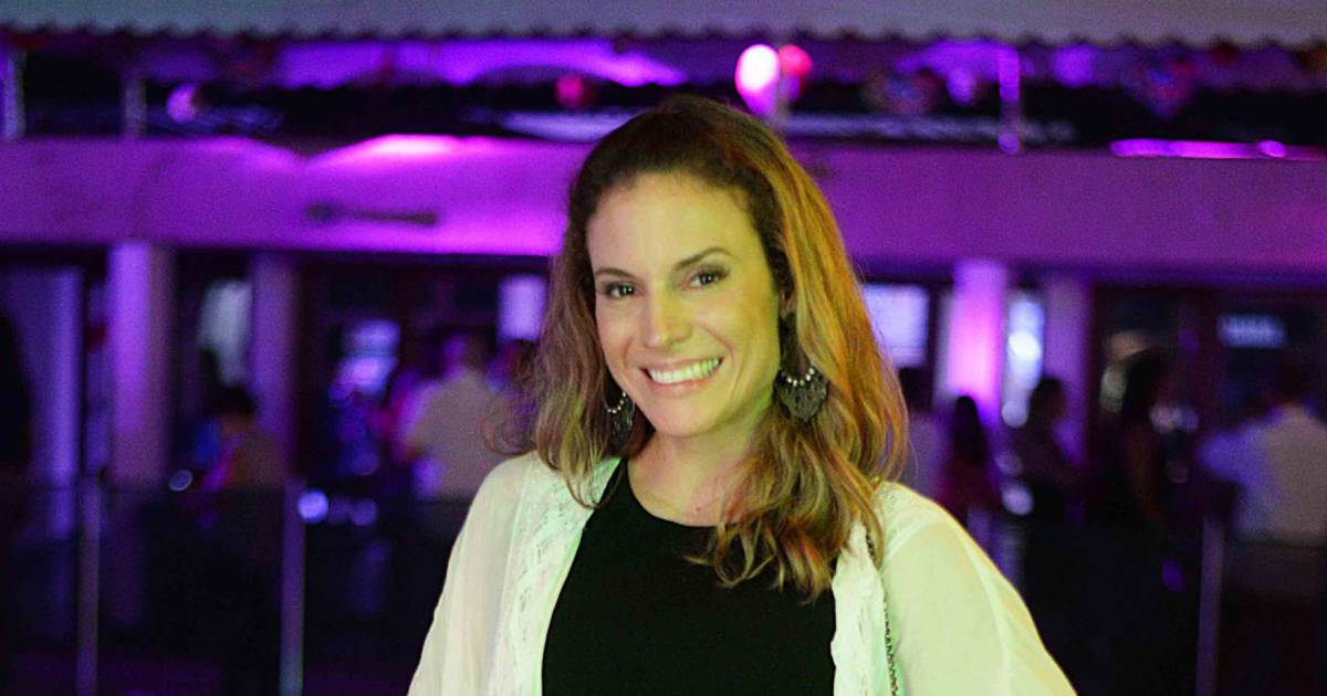 Maíra Charken, apresentadora do 'Vídeo Show', também prestigiou o ...