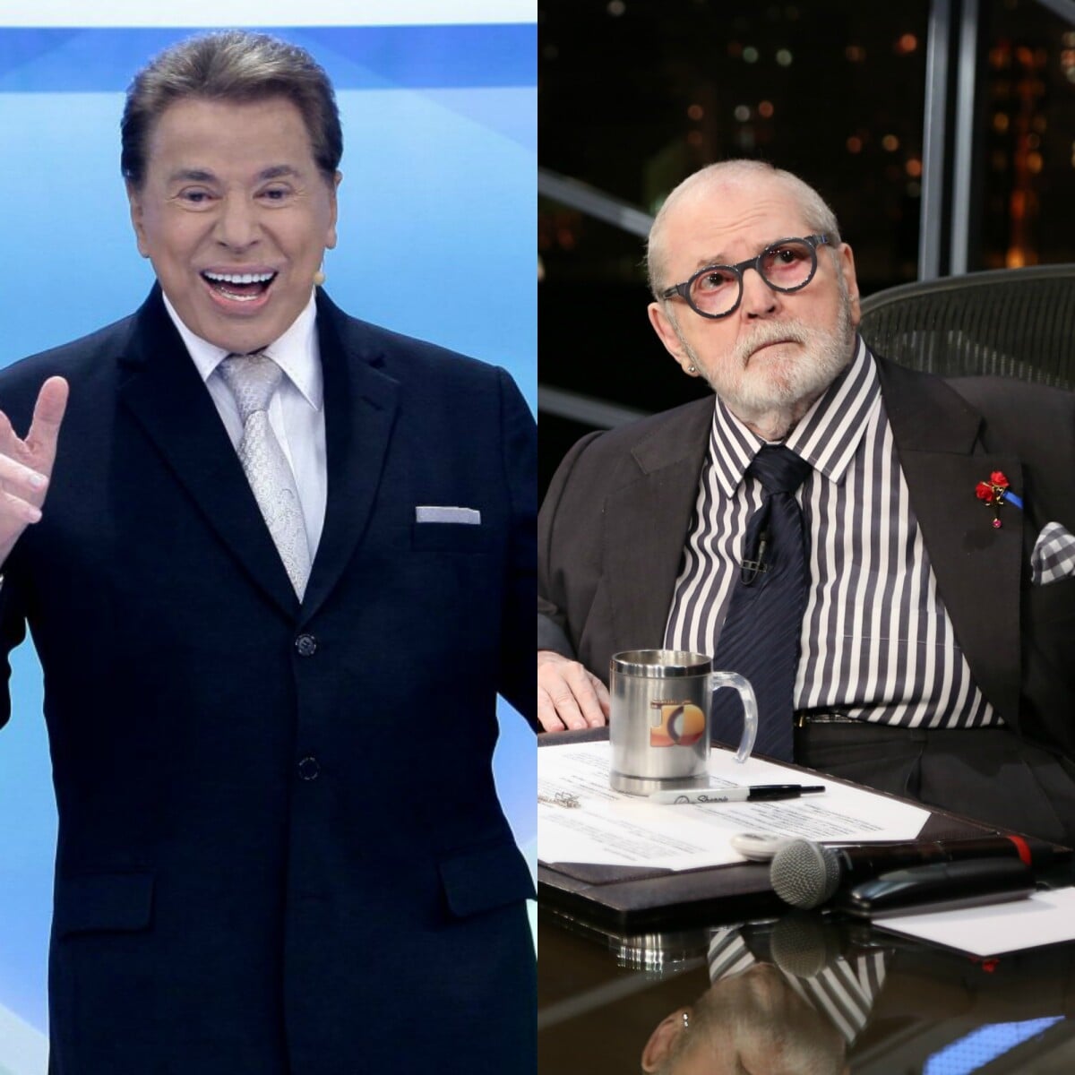 Foto: Jô Soares convidou Silvio Santos para ser o último entrevistado ...