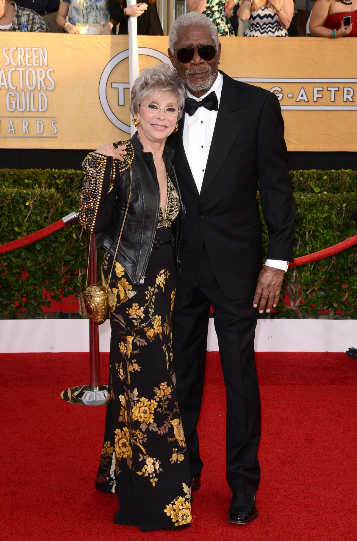 Foto: A grande homenageada da noite, Rita Moreno posa com Morgan ...