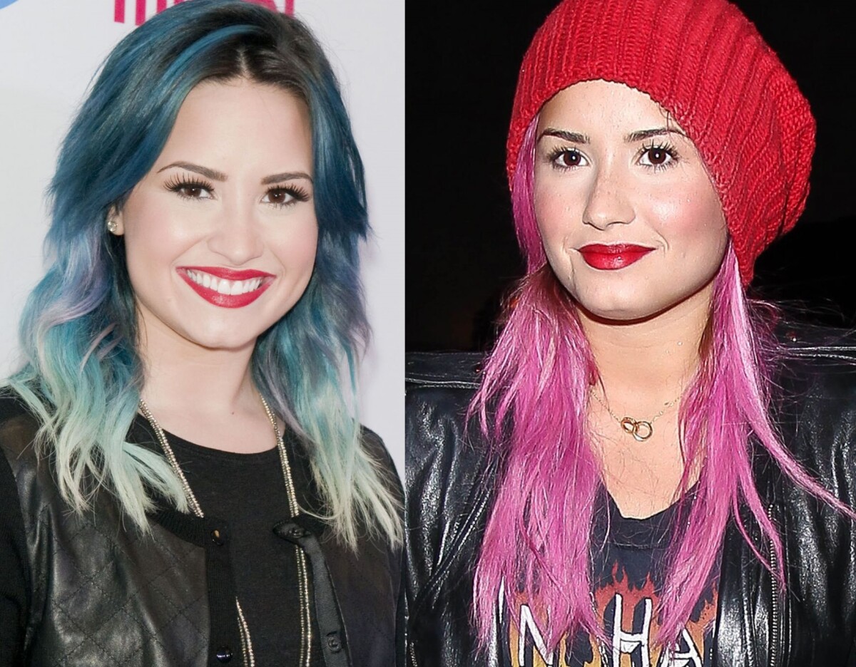 Foto: Demi Lovato apostou no rosa para sua nova cor de cabelo - Purepeople