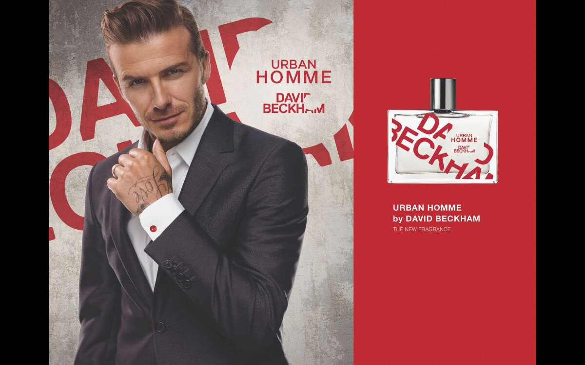 Foto: David Beckham posa para a campanha de seu perfume Urban Homme ...