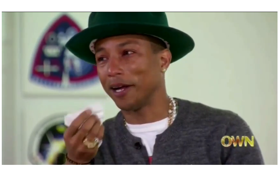 Pharrel Williams chora ao ver sucesso da música 'Happy' em entrevista à ...