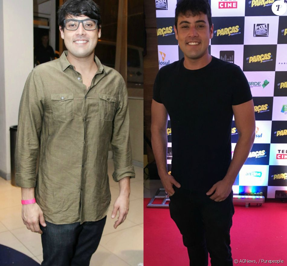 Bruno de Luca exibiu um visual mais magro no lançamento do filme 'Os ...