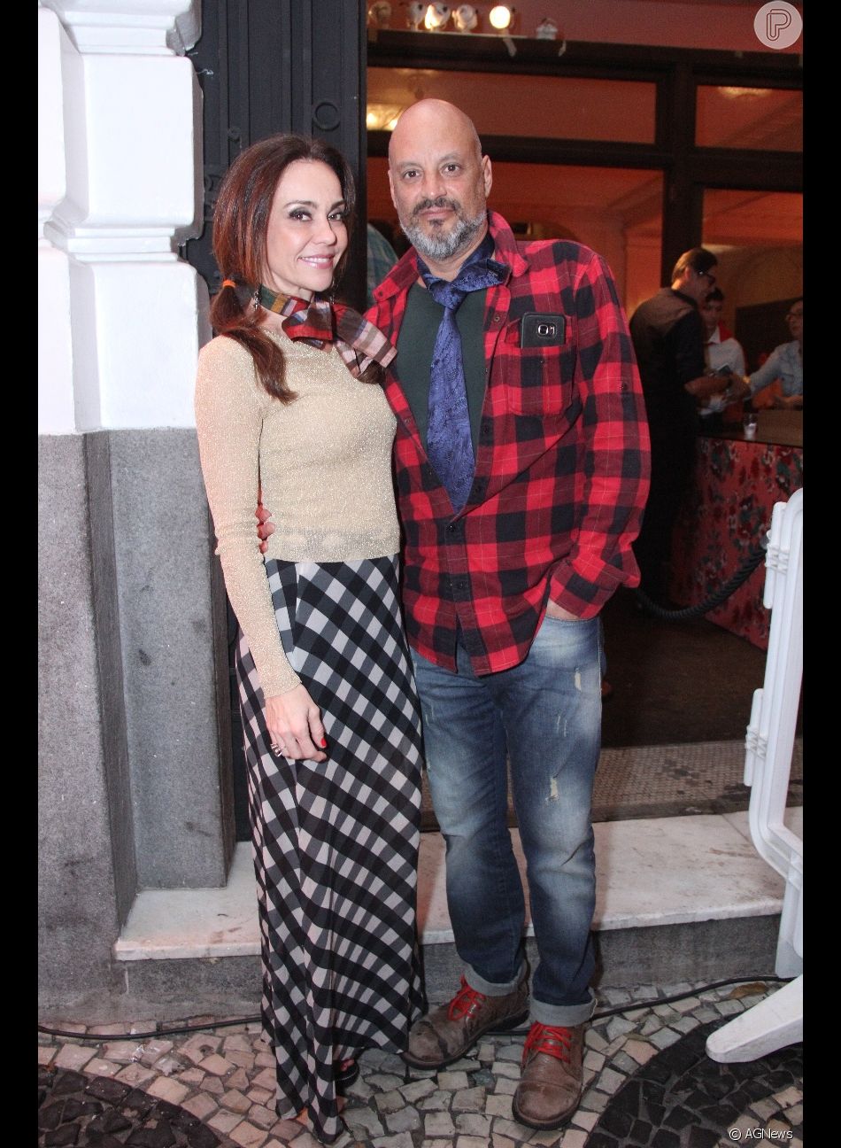 Flávia Monteiro e o marido, Avner Saragossy, também foram ao Arrial do ...