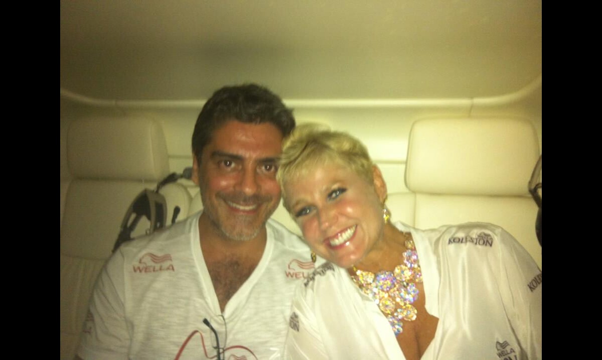 Foto: Junno Andrade e Xuxa curtiram o Carnaval no Rio - Purepeople