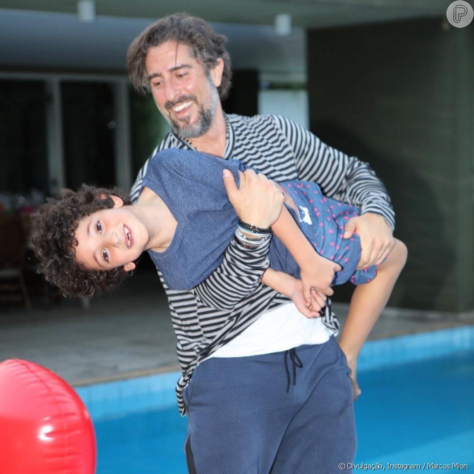 Marcos Mion postou foto com filho Stefano e fãs apontaram semelhança ...