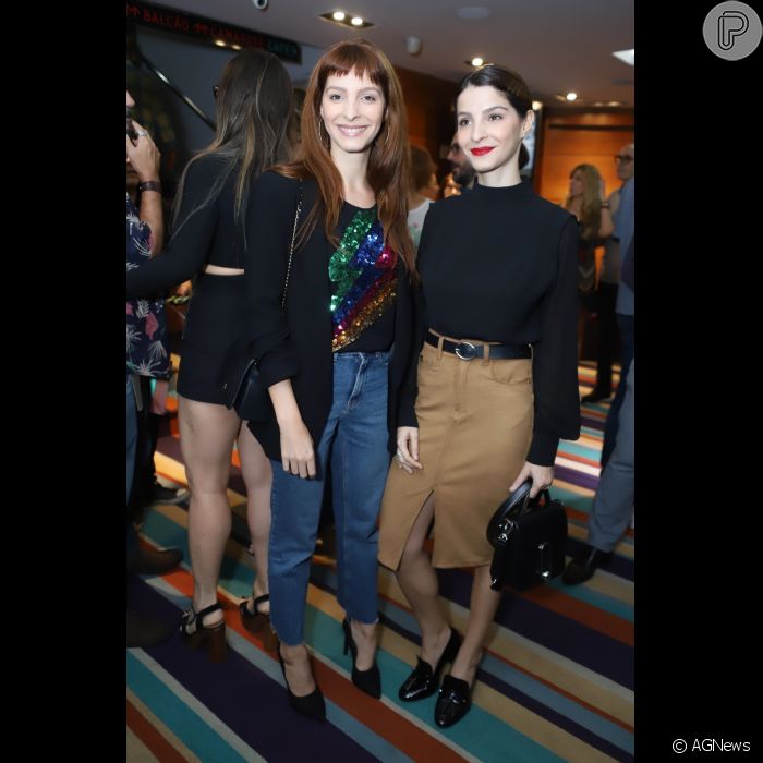 Michelle Batista e Giselle Batista conferiram a estreia da peça 'O ...