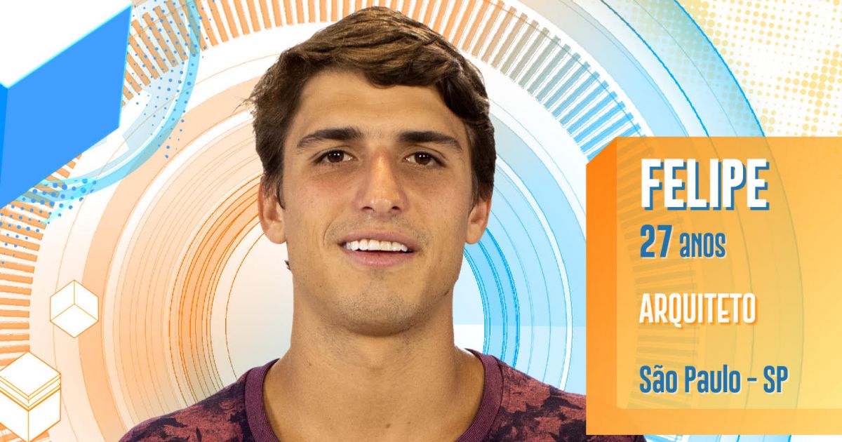 O arquiteto Felipe está no grupo Pipoca do 'BBB20' - Purepeople