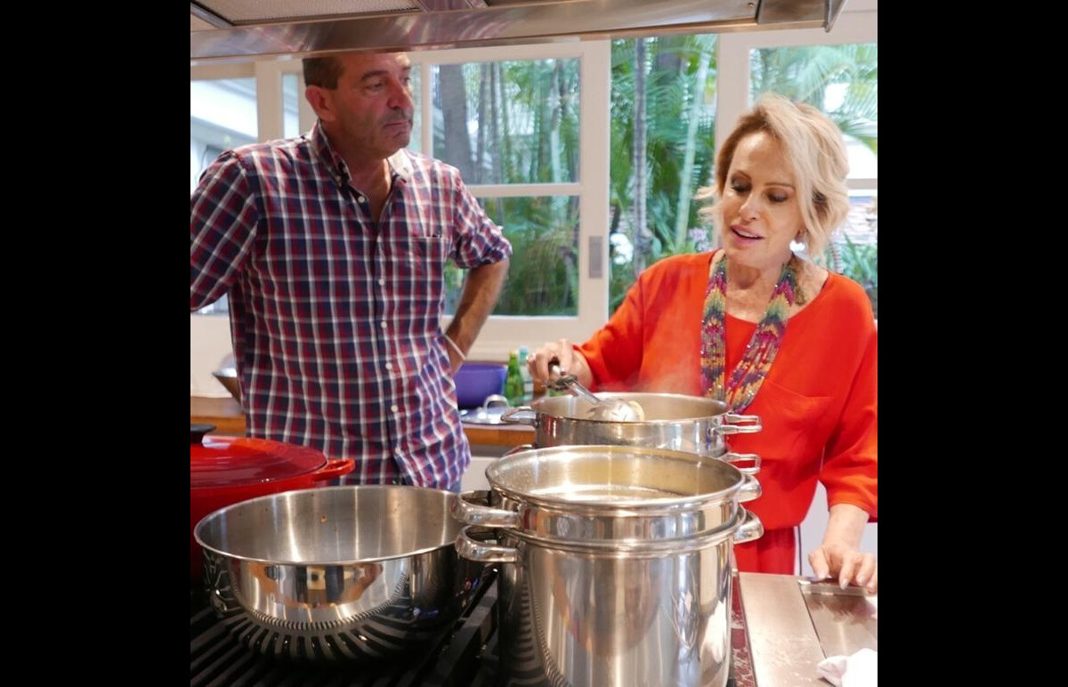 Foto: Ana Maria Braga e o francês Johnny Lucet se casaram no civil no ...