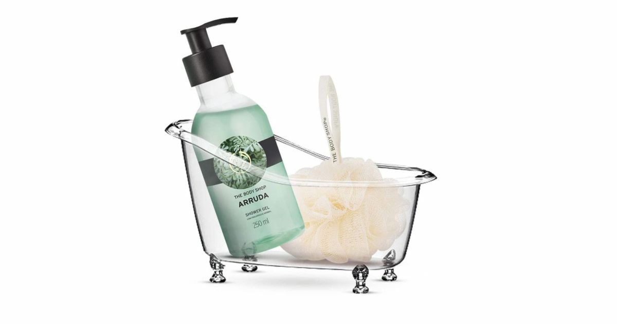Kit de banho com shower gel, esponja e mini banheira - Purepeople