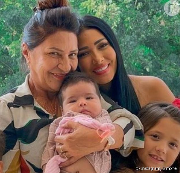 Filha de Simone 'conversa' com Simaria aos 2 meses e encanta em vídeo ...