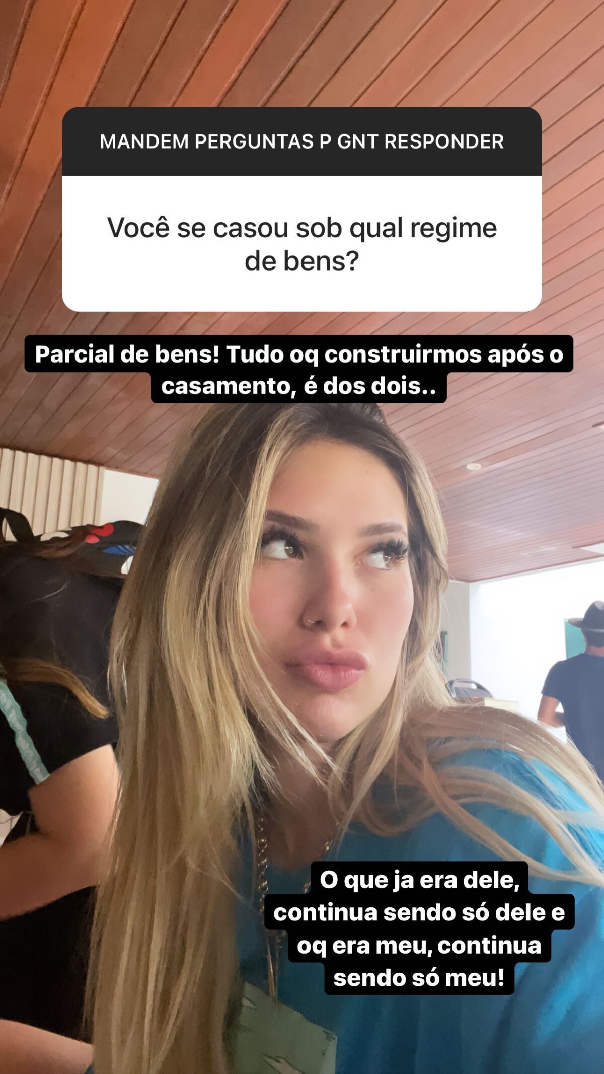 Foto: Virginia também explicou como é o regime de separação de bens do ...