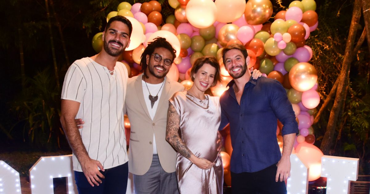 Nanda Terra e Mack David receberam amigos e família em Chá Revelação ...