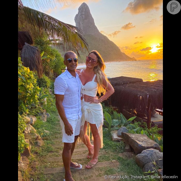 Marcelle Ceolin atualizou as redes sociais com uma foto de uma viagem ...