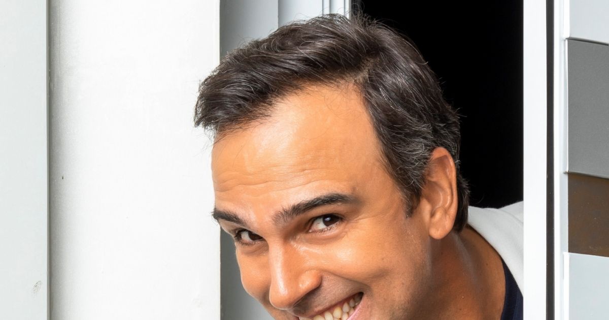 Tadeu Schmidt conquistou a simpatia do público durante a apresentação ...